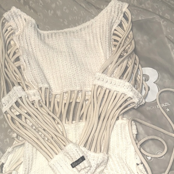 Ricki Brazil | Pants & Jumpsuits | Ricki Brazil Rope Romper | Poshmark